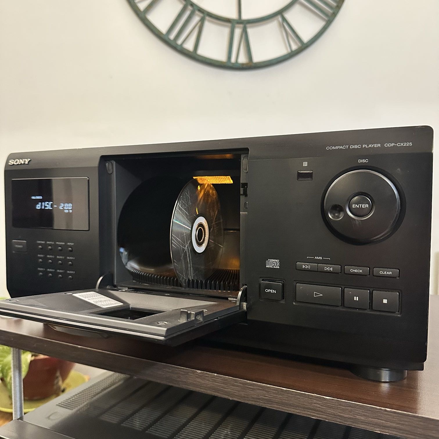 Cd Player Sony CDP CX225.. 200 Discos! 🤯 – Planeta Vintage